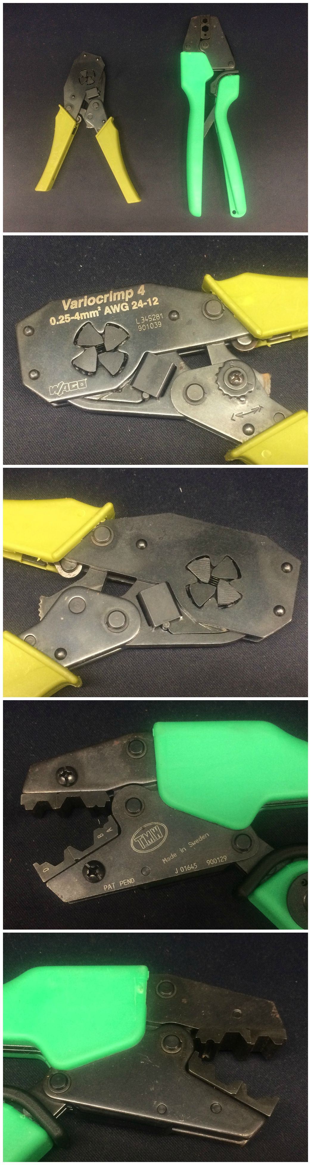 1000円スタート 圧着工具 2個セット フェルール圧着工具 バリオクリンプ4 206-204 多治見無線電機 圧着ピンコンタクト CWB-T0105/T0106の落札情報詳細 - Yahoo ...